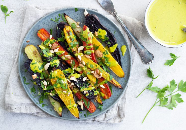 Bagte farvede gulerødder - Vores jord — din køkkenhave